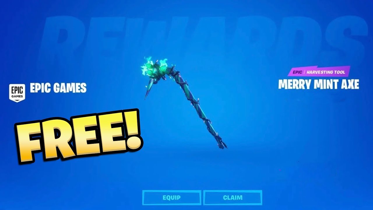 How To Get MINTY PICKAXE for FREE in Fortnite CHAPTER 6 SEASON 2 ...