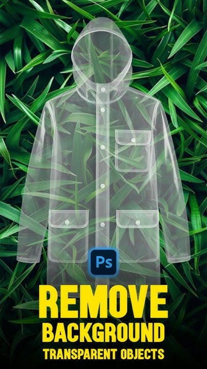 Remove Background from Transparent Objects in Photoshop! (EASY Trick ...