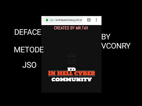 CARA DEFACE METODE JSO | DEFACE WEB SEKOLAH - YouTube