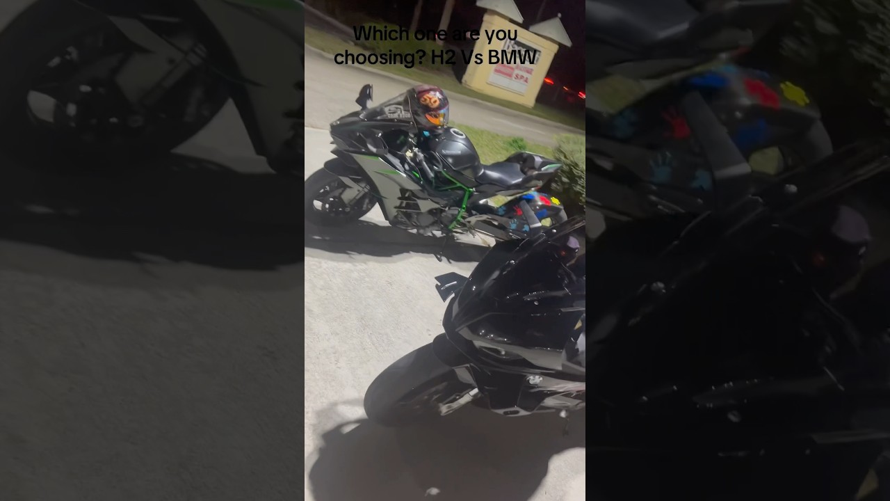 Stretched H2 Vs Stretched BMW👀 Which one you rocking wih? #ninjah2 # ...