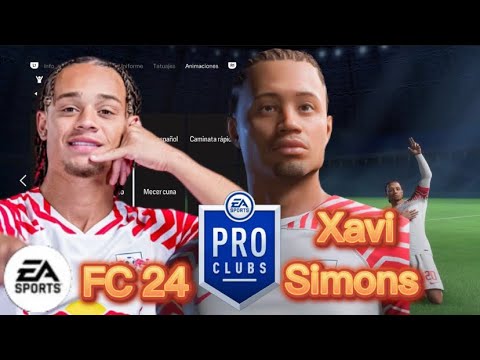 Xavi Simons EA FC 24/Pro Clubs Face Creation(Fifa 24)(Clubes Pro ...