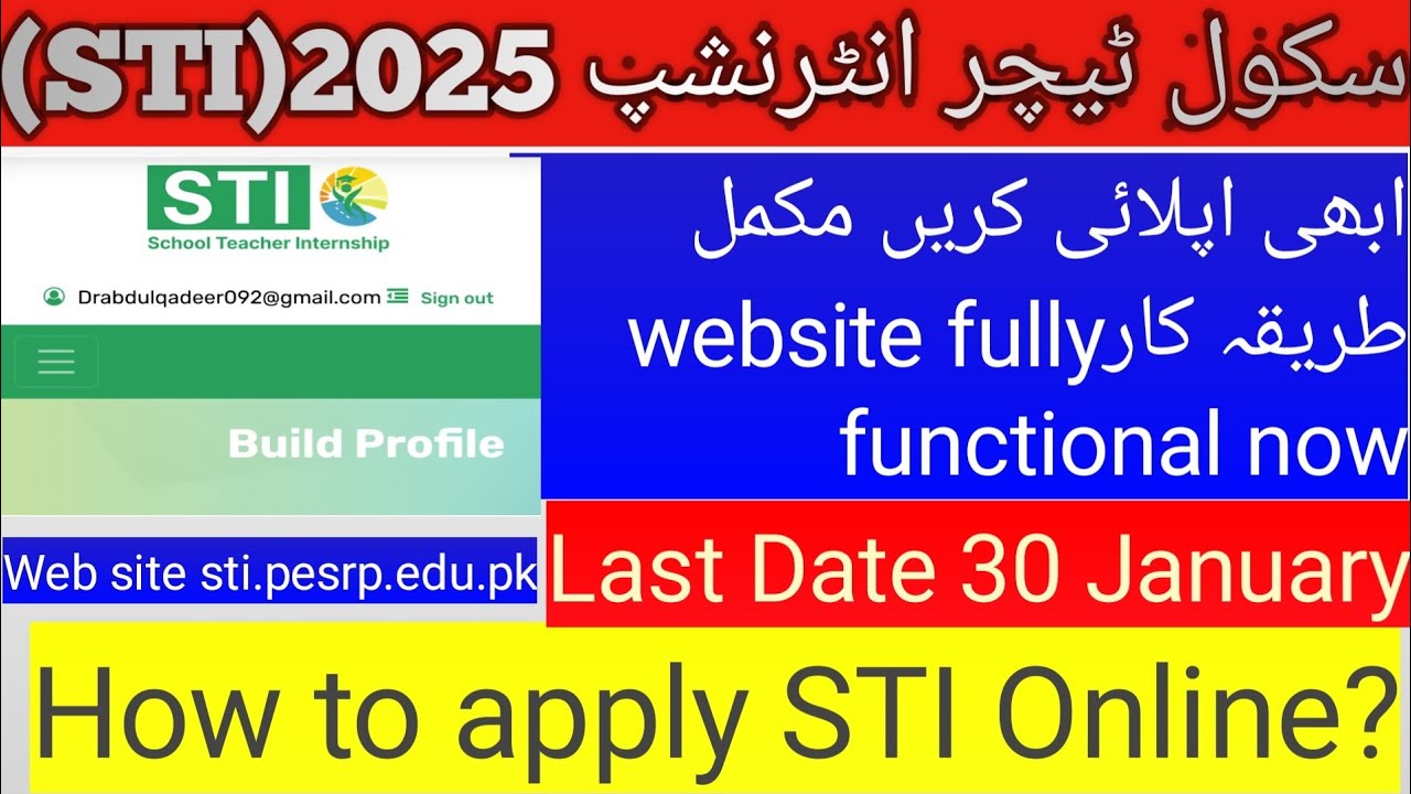 How to apply For STI Job? - YouTube
