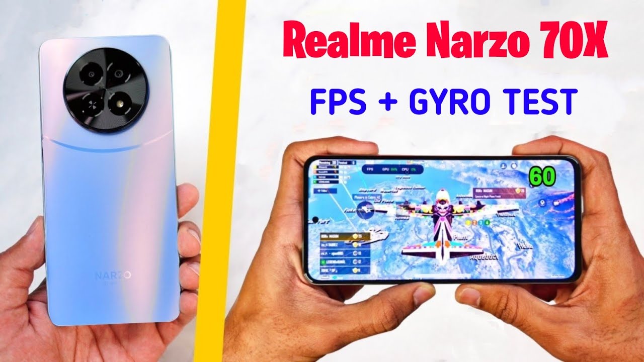 Realme Narzo 70x Pubg Test | Realme Narzo 70x Gaming Test | Realme ...