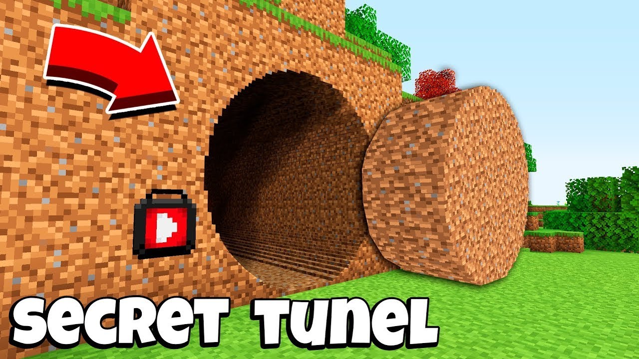 I found a SECRET PASSAGE in Minecraft ! Who LIVES INSIDE the SECRET ...