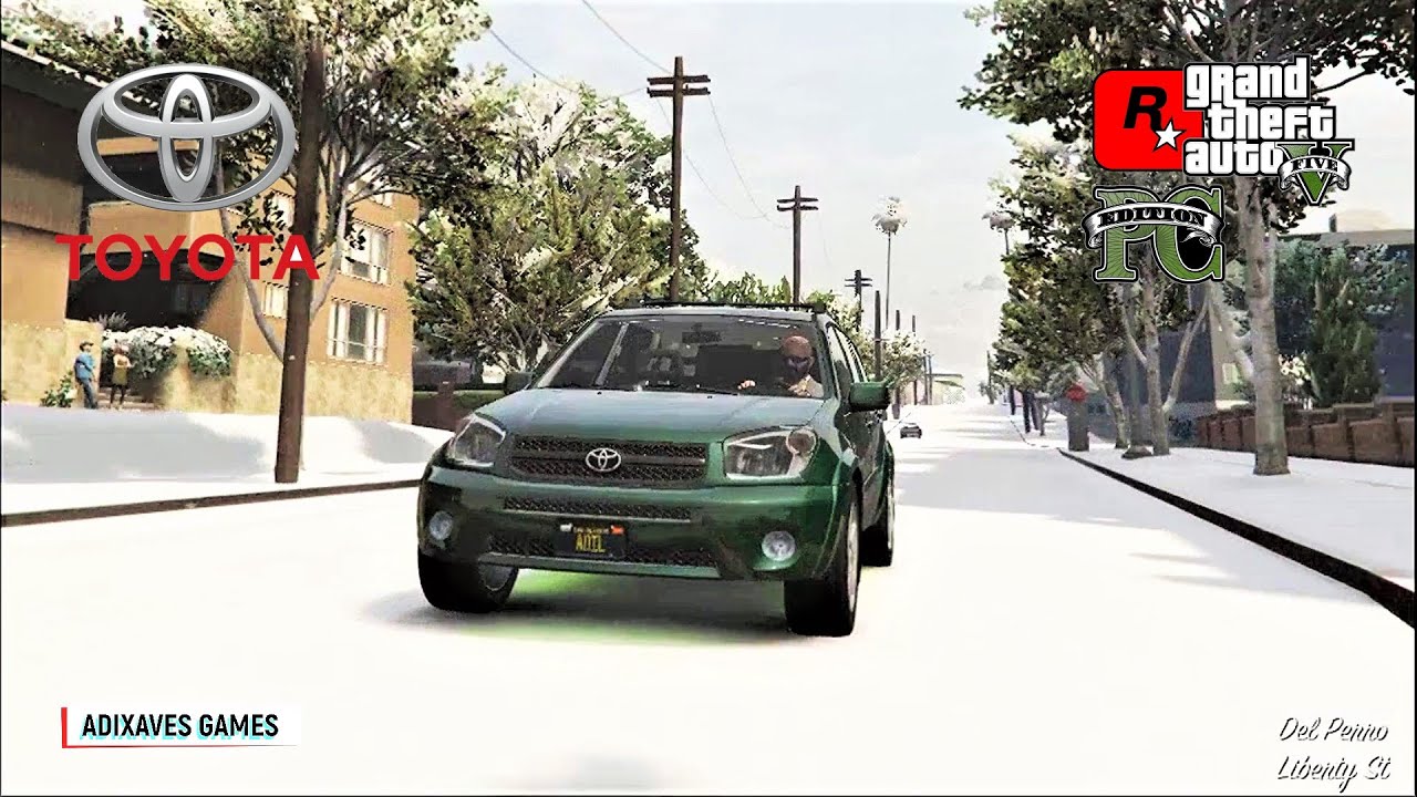 Toyota RAV4 (XA20) | GTA V Real Life Mods | Vehicle TestDrive Review ...