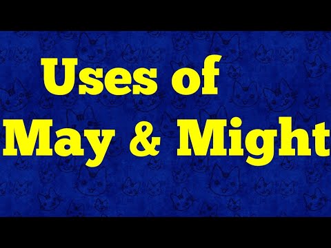 Basic English grammar : Uses of May & Might #englishgrammar #esl - YouTube