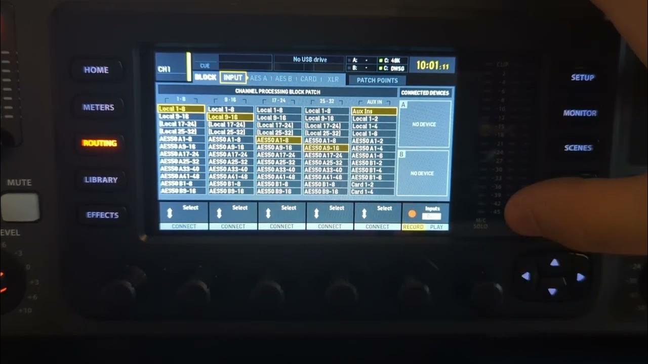 Behringer X32 Output Routing for Waves LV1 - YouTube