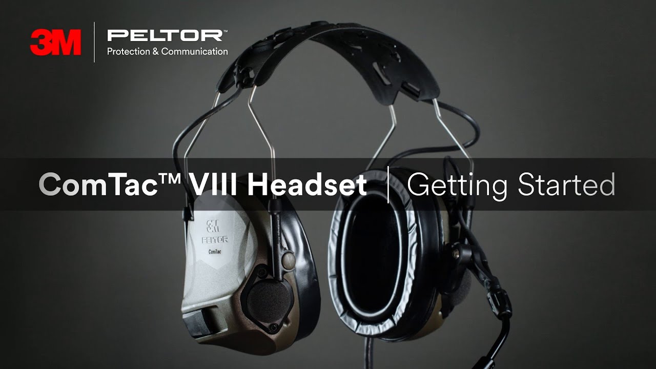 3M™ PELTOR™ ComTac™ VIII Headset - Getting Started - YouTube