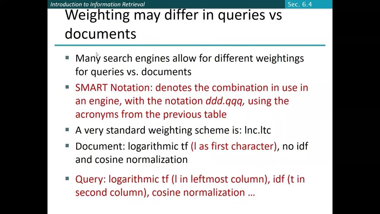 Ch3 part 2 2 tfidf - YouTube