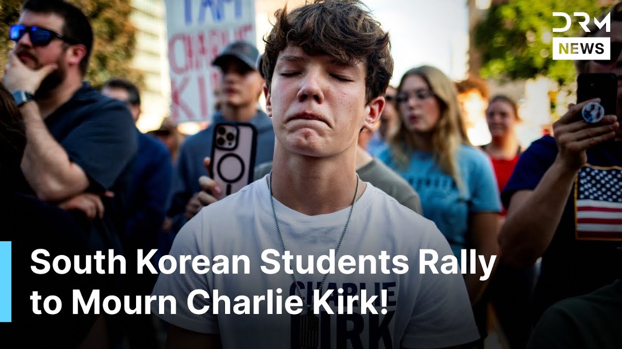 WATCH: Students in Seoul Pay Tribute After Charlie Kirk’s Death | DRM ...
