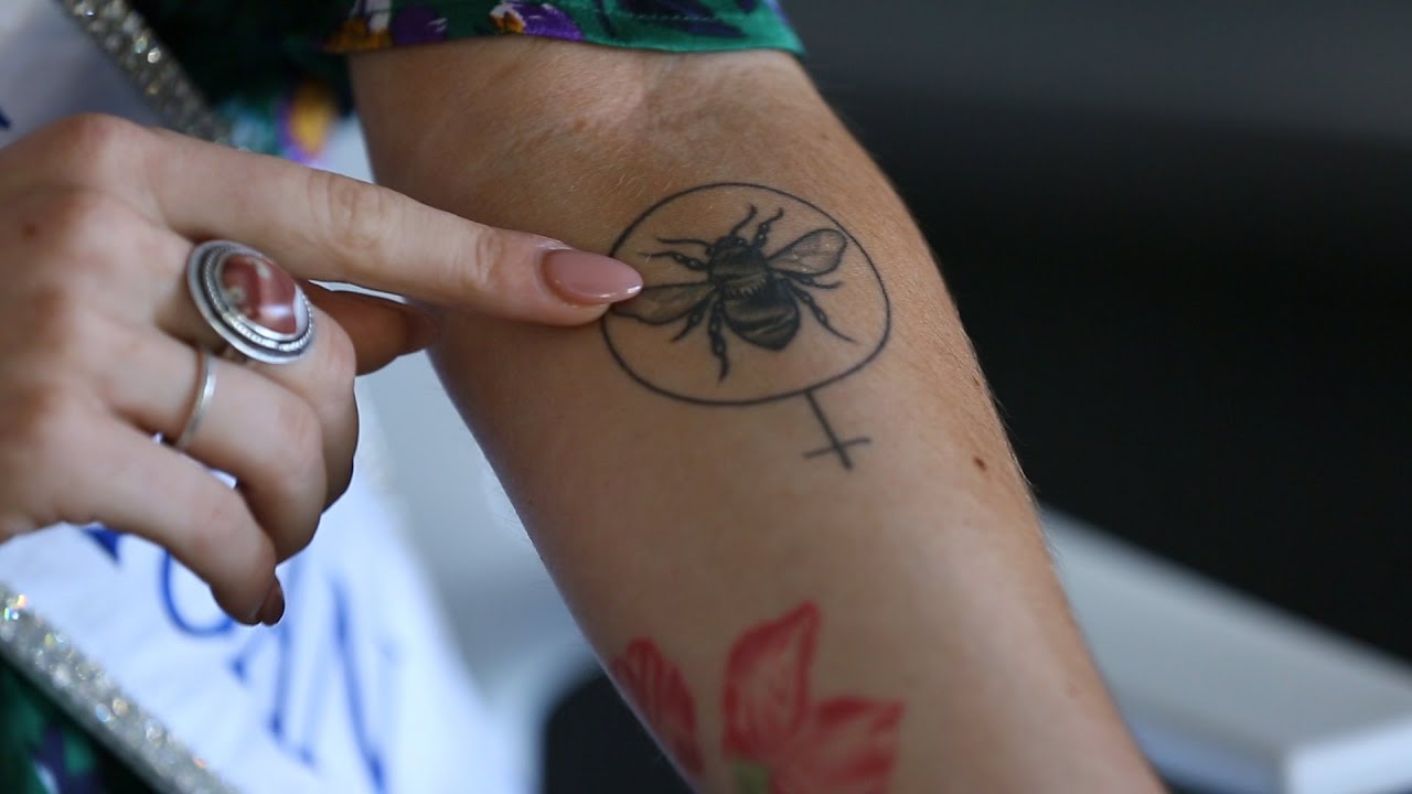 Miss Michigan 2018 shows off her tattoos - YouTube