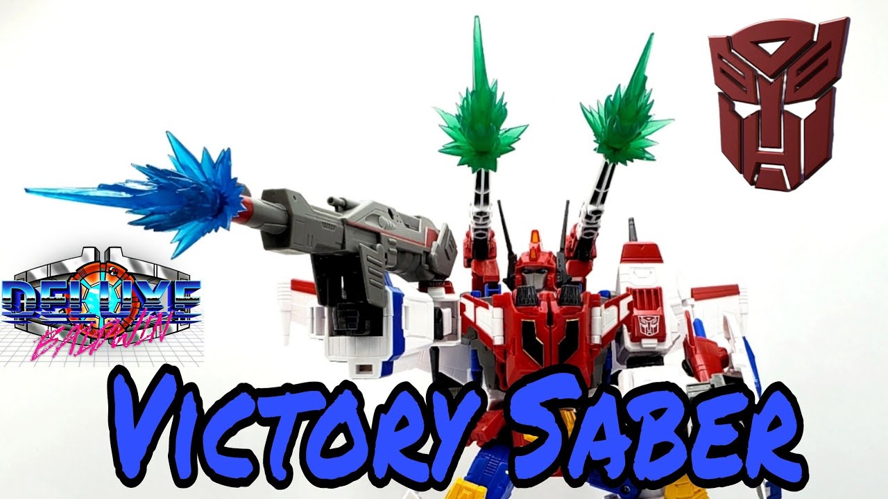 Transformers Haslab Victory Saber Review. Deluxe Baldwin Reviews - YouTube