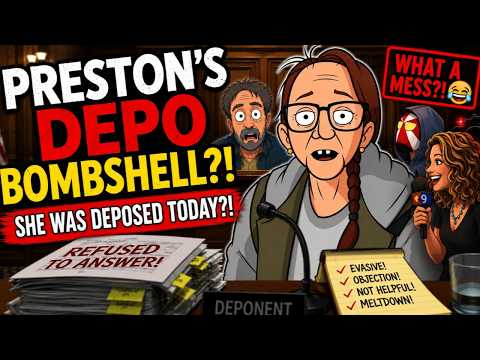 LIVE! Preston's DEPO BOMBSHELL?! Her DEPO IS TODAY v  @WhatTheHales?!  Anti Hale$ SPIN?! W Megan Fox