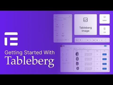 Table Block For WordPress Block Editor - Tableberg - YouTube