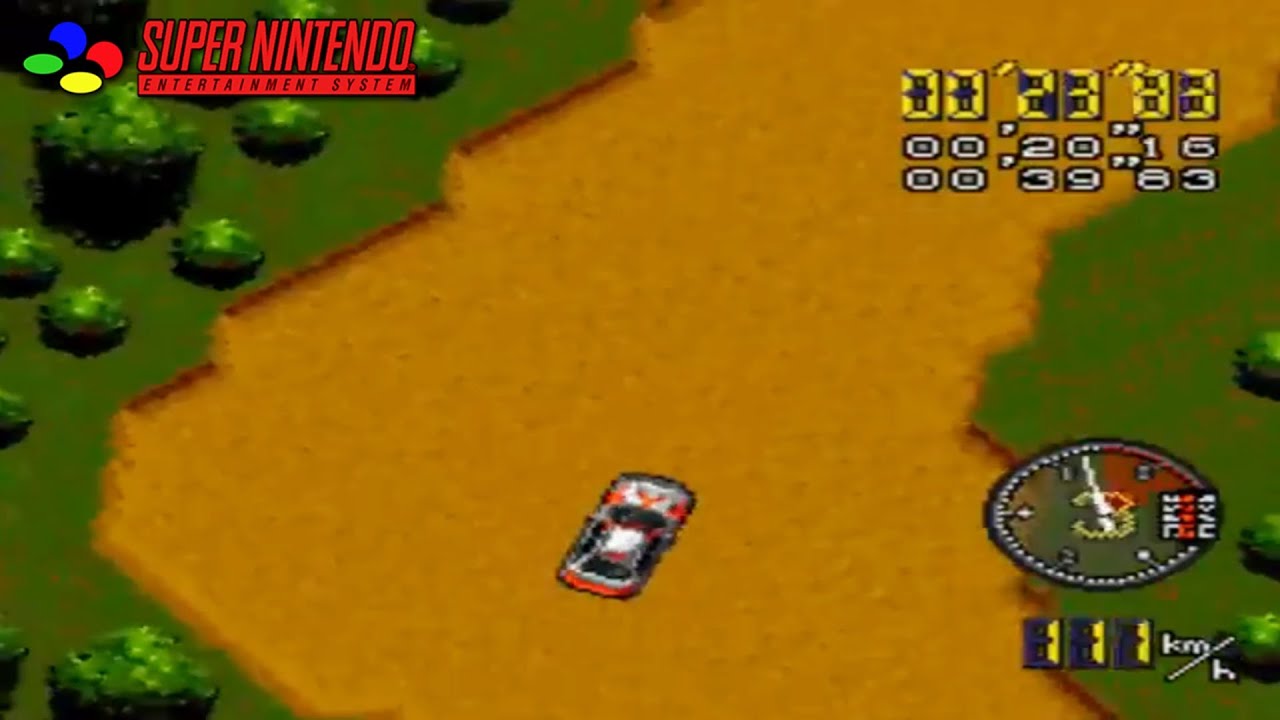 Super Drift Out: World Rally Championships (SNES Gameplay) - YouTube
