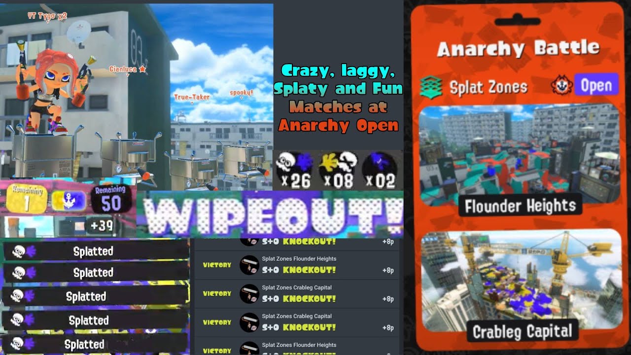 Splatoon 3's Maybe Its CRAZIEST Rotation! Spaltoon 3 Anarchy Battle ...