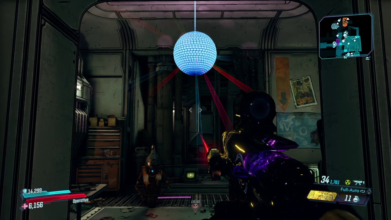 BL3 | Sanctuary | Claptraps Disco Party - YouTube