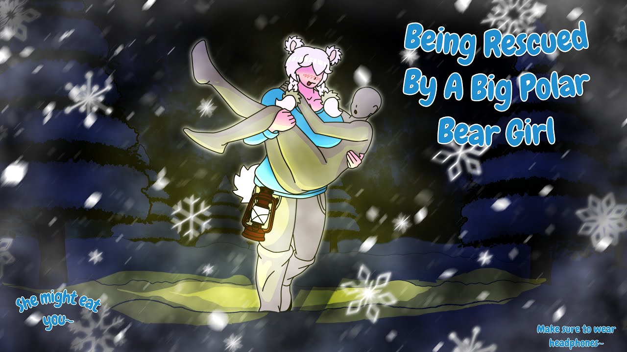 Rescued By A Big Polar Bear Girl (F/A, Vore, Internal, Cabin ambience ...