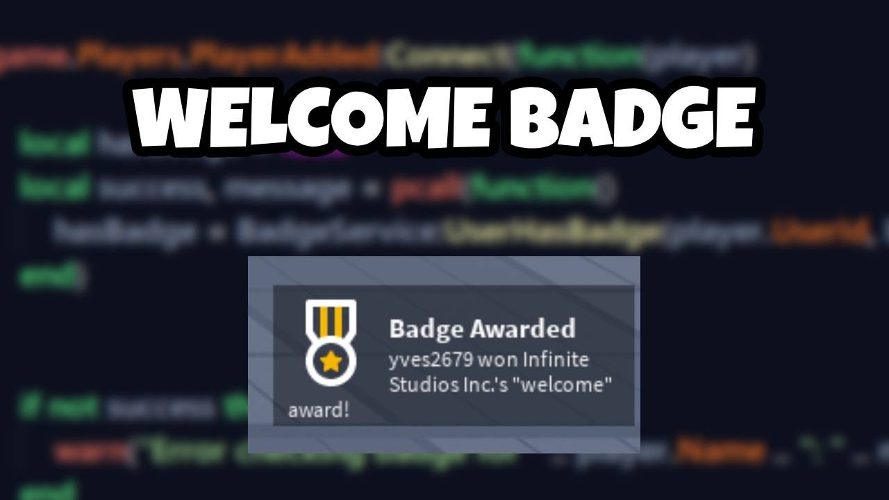 How to Create a Roblox Welcome System (2025) - YouTube
