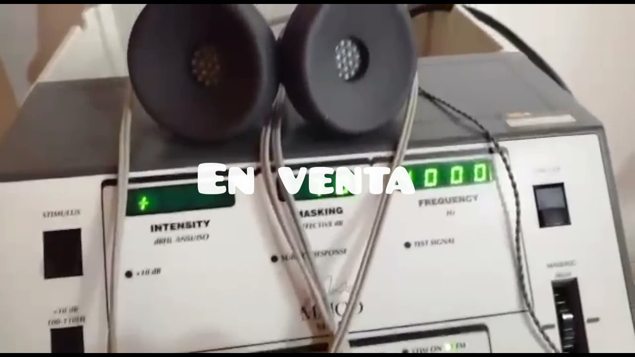 Audiometro Maico MA40 - YouTube