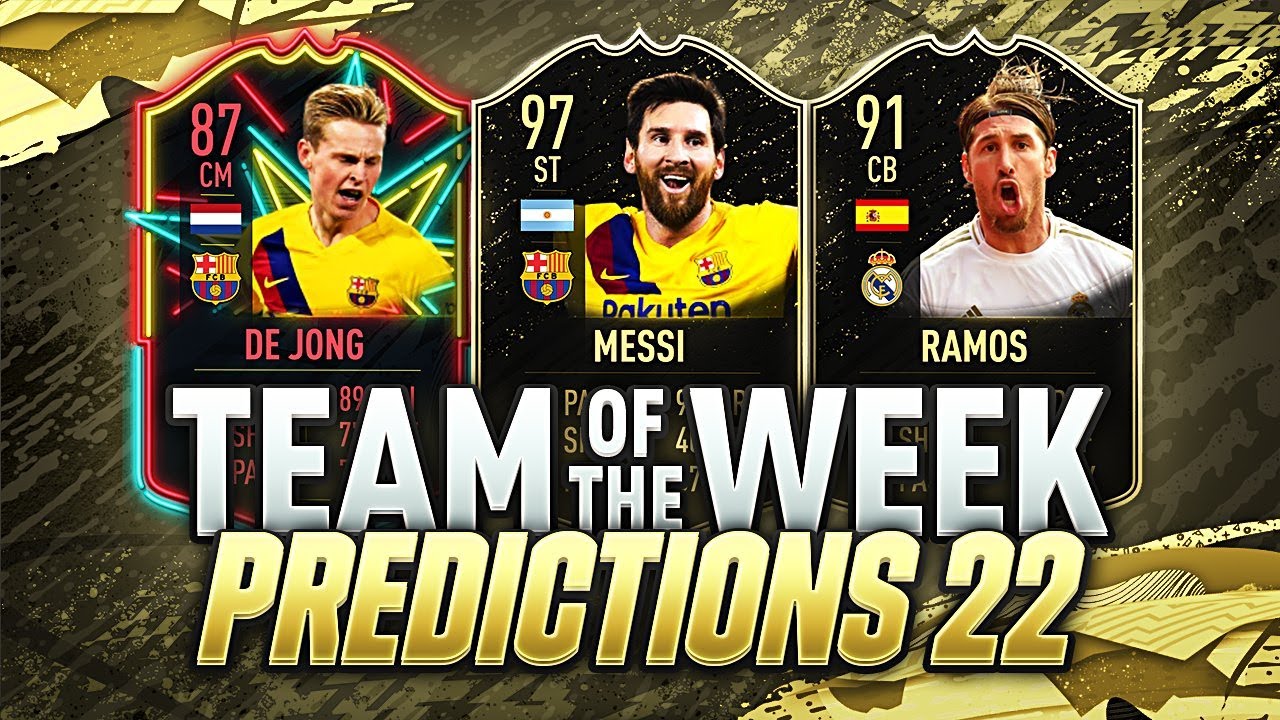 Fifa 20 Totw 22 Predictions😱🔥 Team Of The Week 22 Frenkie De Jong