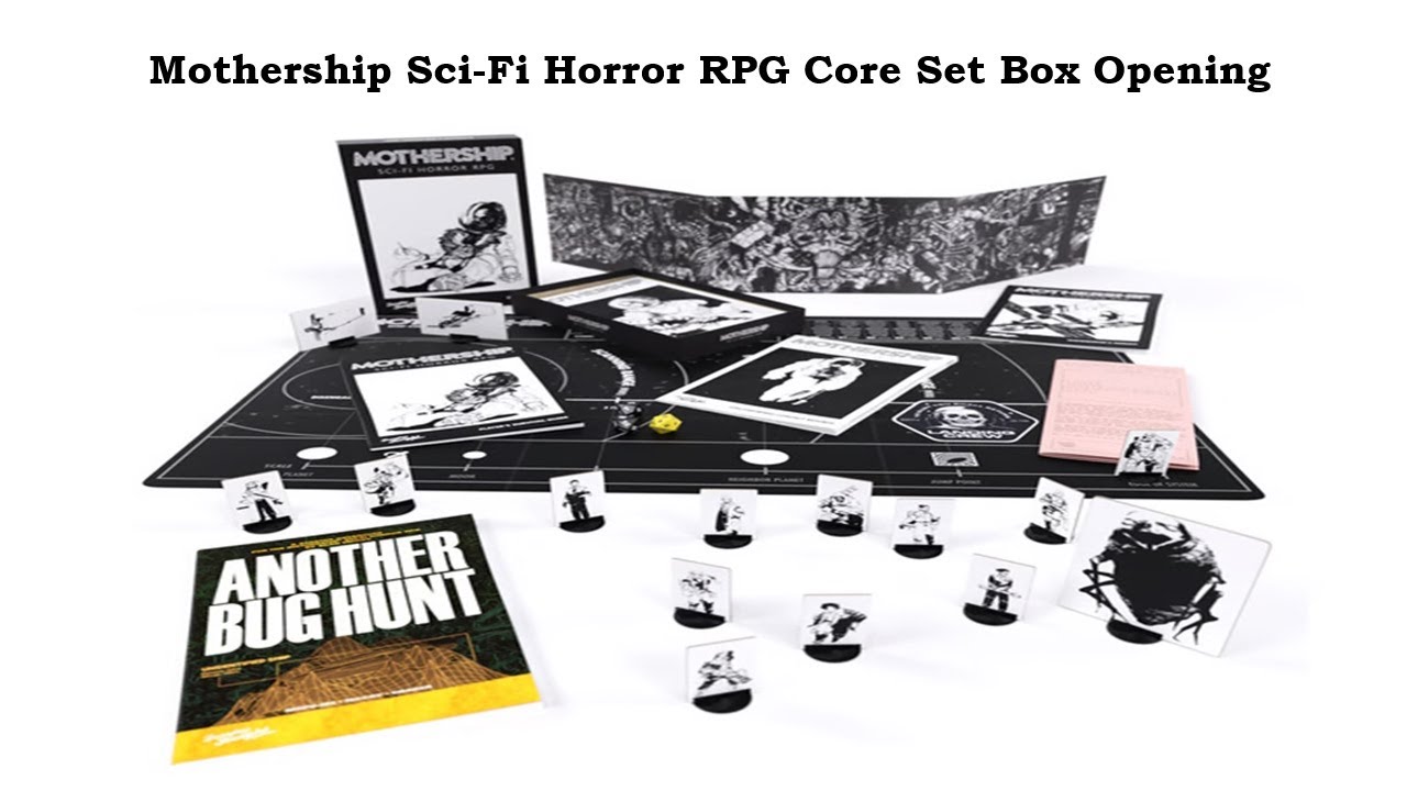 Mothership - Sci-Fi Horror RPG: Core Set Box Opening - YouTube