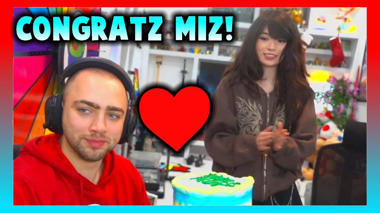 Emiru Celebrates Mizkif's NEW JOB! - YouTube