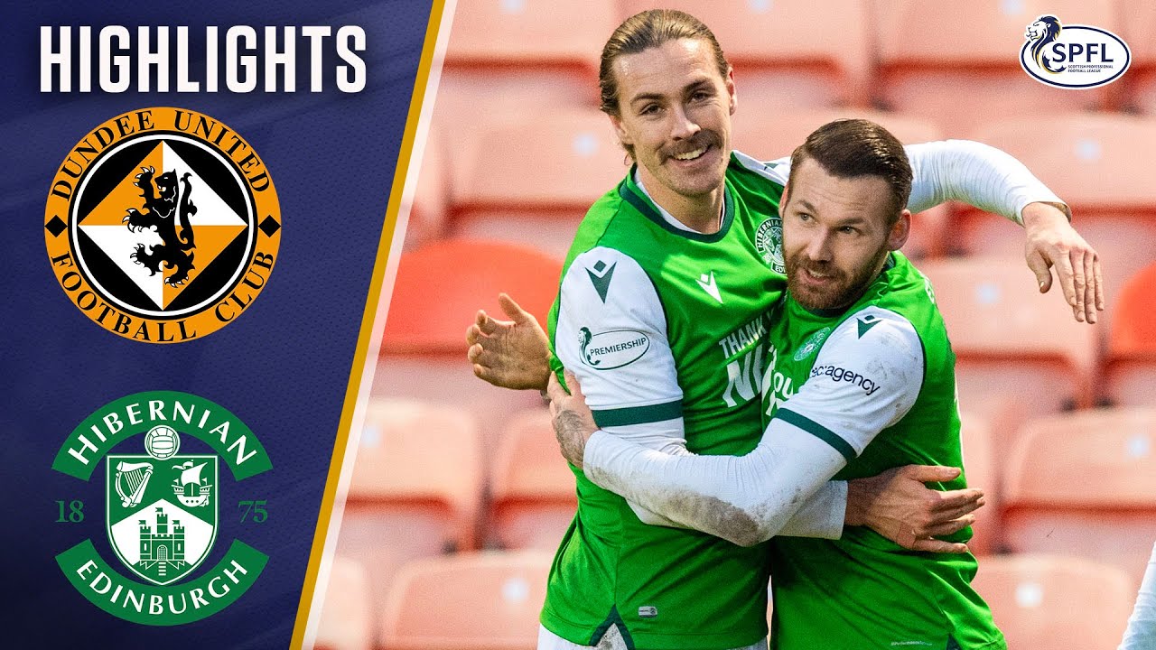 Dundee United 0-2 Hibernian | McGregor Scores Powerful Strike In Away ...