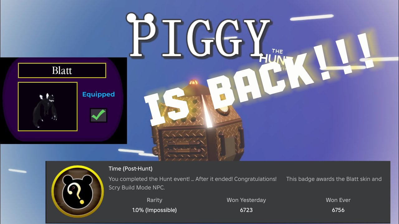 Tutorial for Piggy:the hunt map is back! (It doesn’t give the actual ...