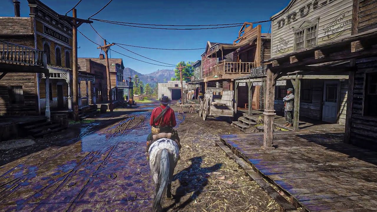 Red Dead Redemption 2 | Pay attention to the level of detail on surface ...