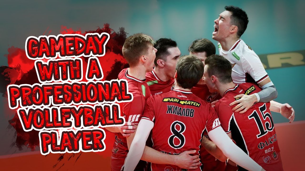 A Day in the Life: Professional Volleyball Player Gameday - YouTube