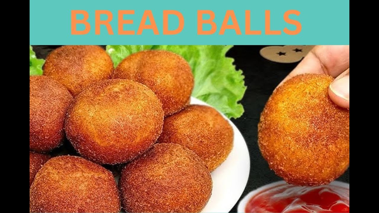 Cripsy bread balls recipe. How to make yummy bread balls. - YouTube
