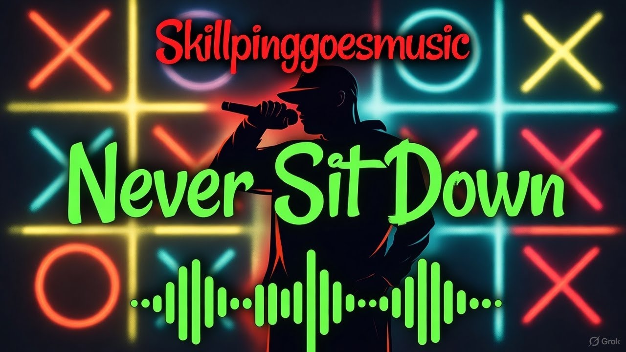 Never Sit Down - (official music video) 2025 | Skillpinggoesmusic - YouTube