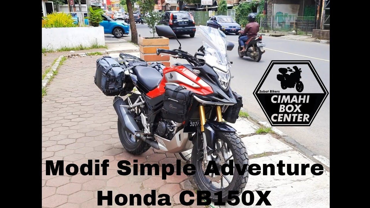 Modifikasi Honda CB150X model Touring Adventure - YouTube