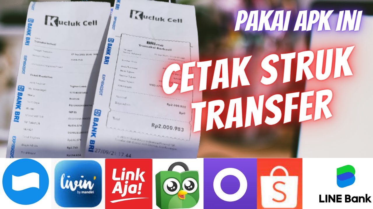 Cara cetak STRUK bukti TRANSFER di MobileBanking | Printer Bluethooth ...
