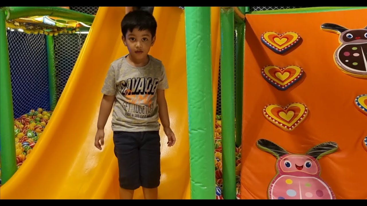 Playground Indoor for Kids Fun Play Time with Ilham's Friends - YouTube