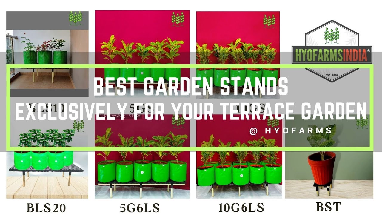 Best Terrace Garden Stands @hyofarmsindia #gardening #terracegarden ...