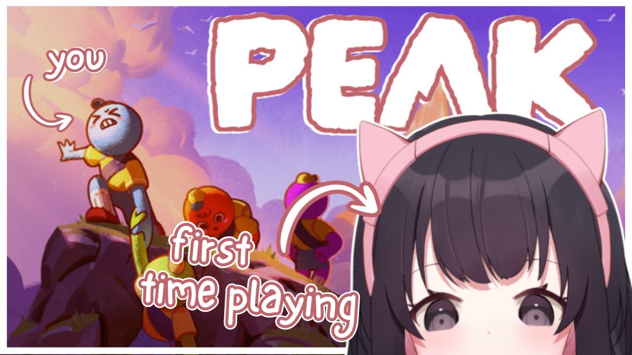 【PEAK】FIRST TIME PLAYING THIS GAME !!! please carry me - YouTube