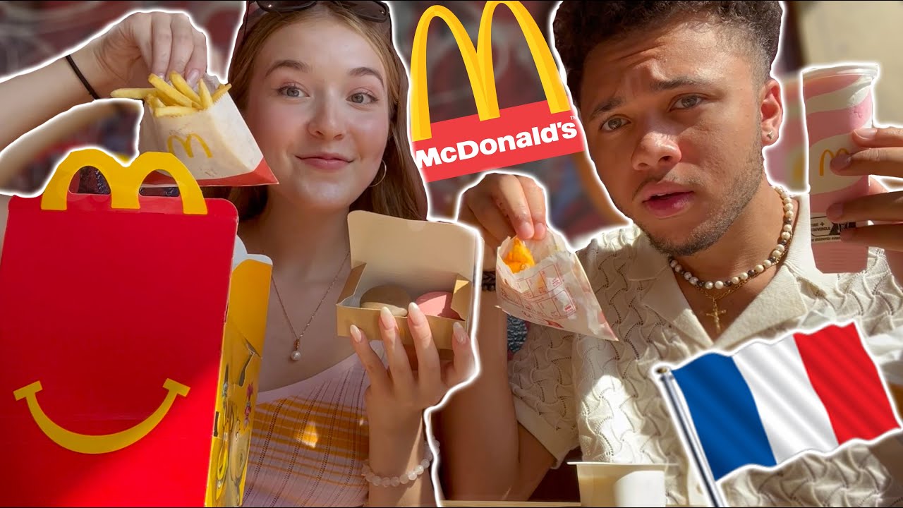 CANADIANS TRY FRENCH MCDONALD'S IN PARIS! 🇫🇷 - YouTube