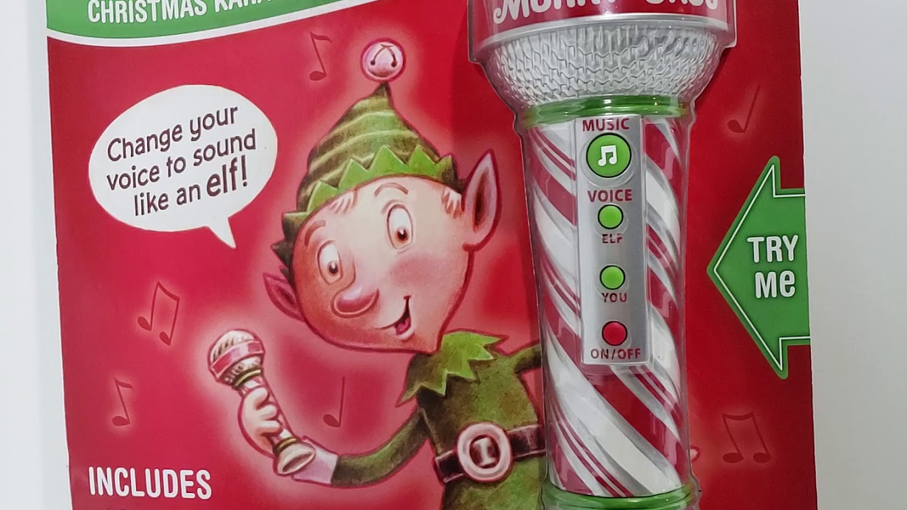Hallmark Elf Microphone - YouTube