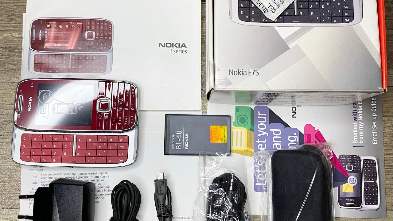 Nokia E75 màu Đỏ Đô FullBox, Zin Nguyên bản, Mới 100% Chưa sử dụng! LH: 0832567894 - YouTube