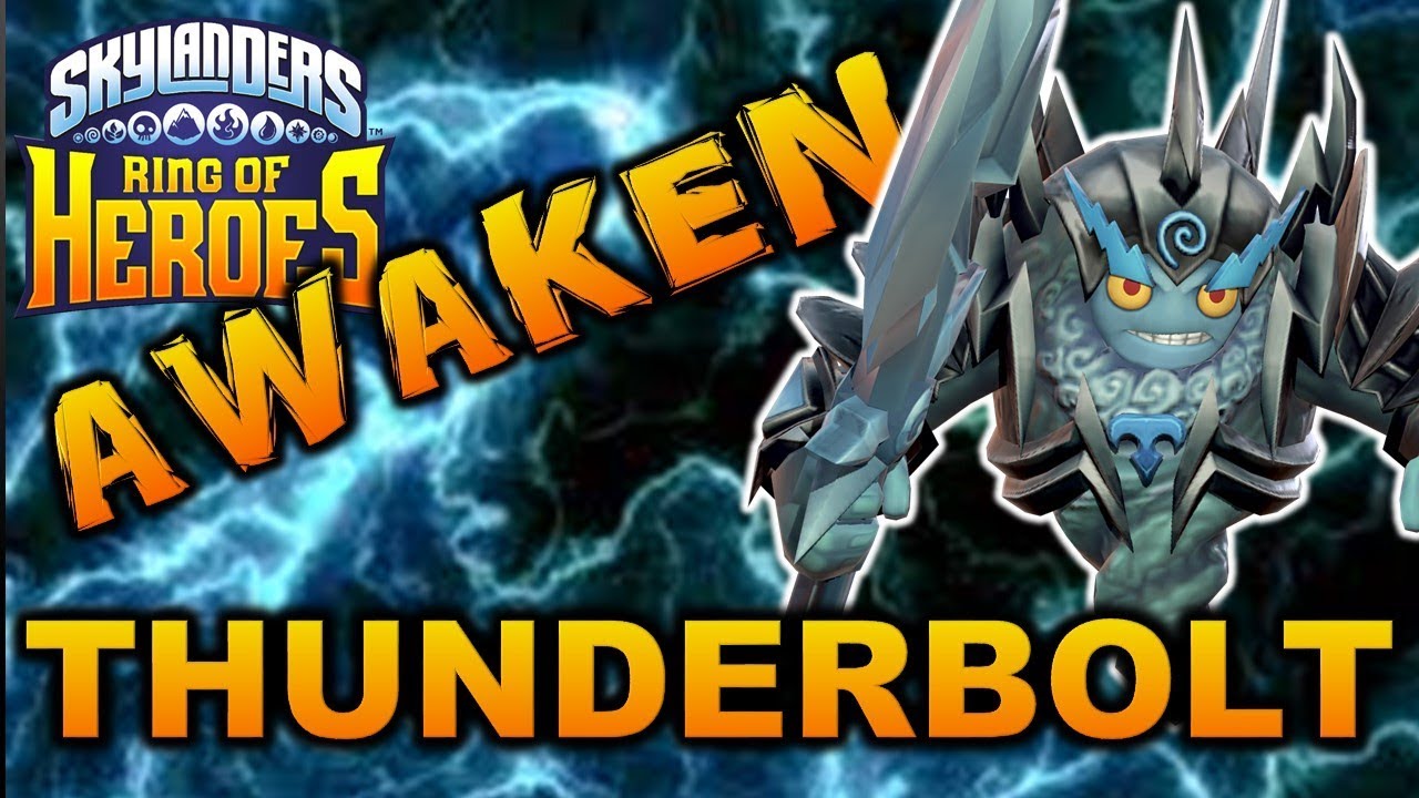 THUNDERBOLT - Character AWAKEN & Showcase | Skylanders Ring Of Heroes ...