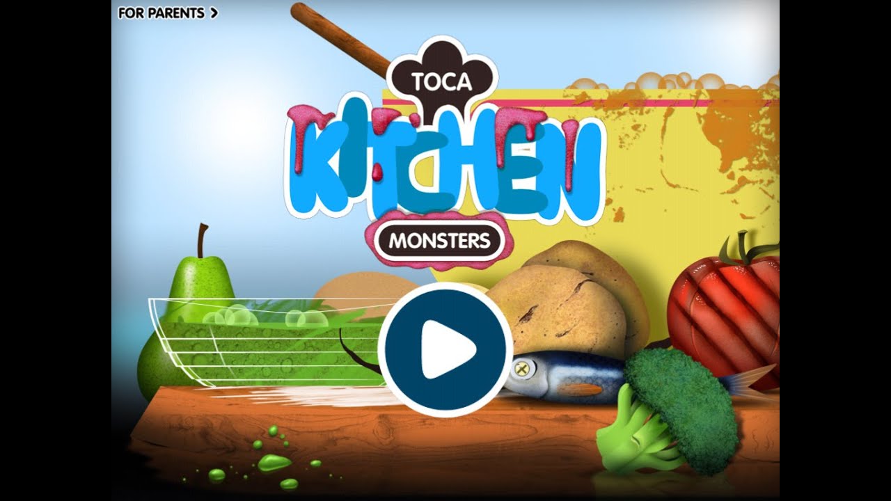 Toca Kitchen Monsters - Cooking - App For Kids - English Full HD - YouTube