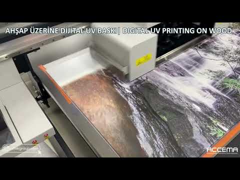 | ACCEMA | AHŞAP ÜZERİNE DİJİTAL UV BASKI | DIGITAL UV PRINTING ON WOOD