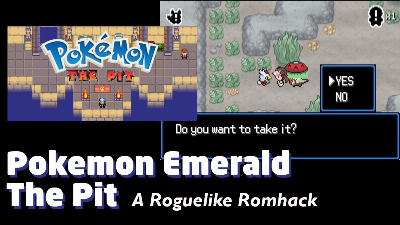 Pokémon Emerald - The Pit - A Roguelike Romhack - YouTube