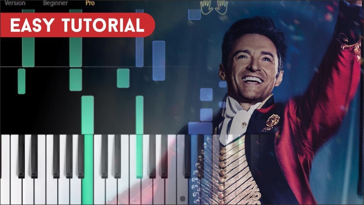 How to Play THIS IS ME - THE GREATEST SHOWMAN Piano tutorial for ...