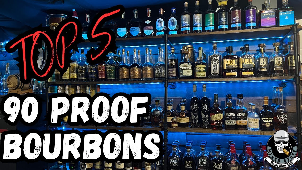 TOP 5 90 PROOF WHISKEYS - YouTube
