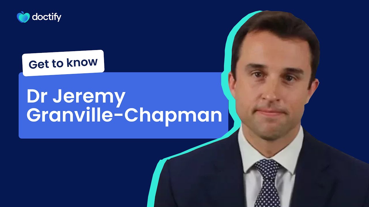 Know Your Local Doctor | Dr Jeremy Granville-Chapman - Orthopaedic ...