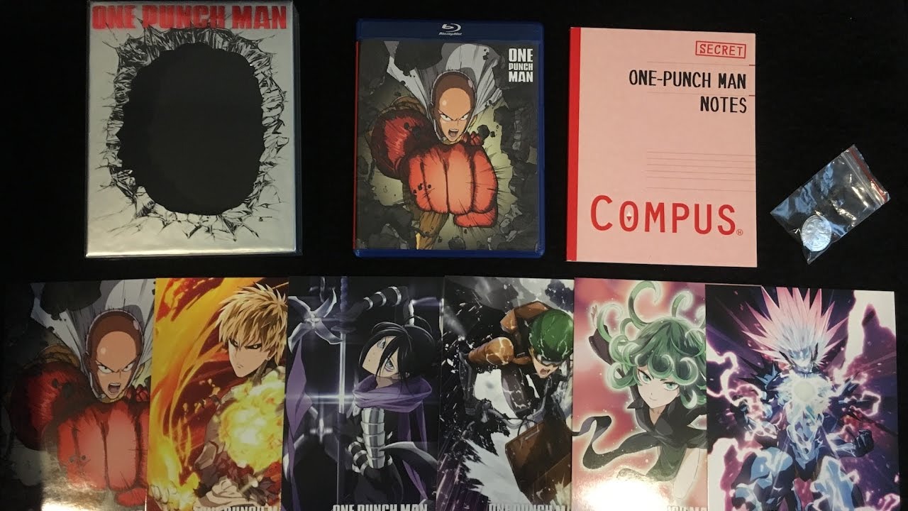 One Punch Man Limited Edition Blue-Ray Unboxing - YouTube