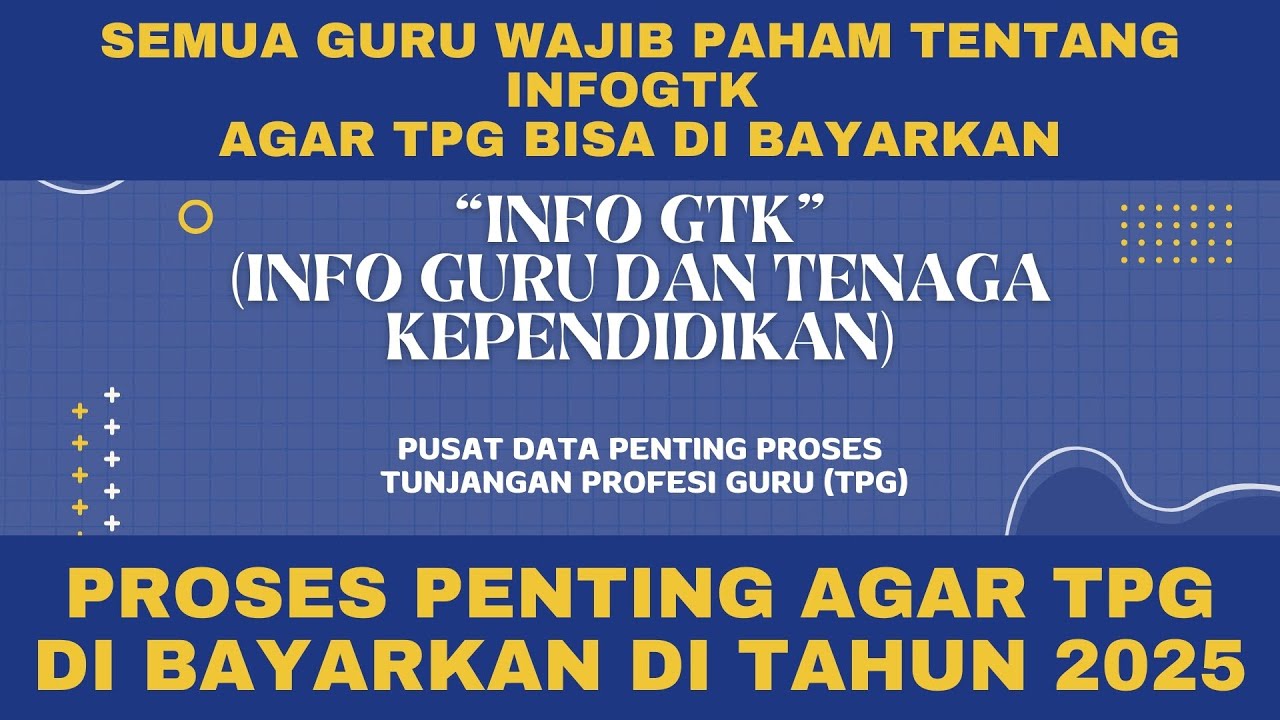Proses Penting Agar TPG cair di 2025 | InfoGTK #tpgguru #ppgguru # ...